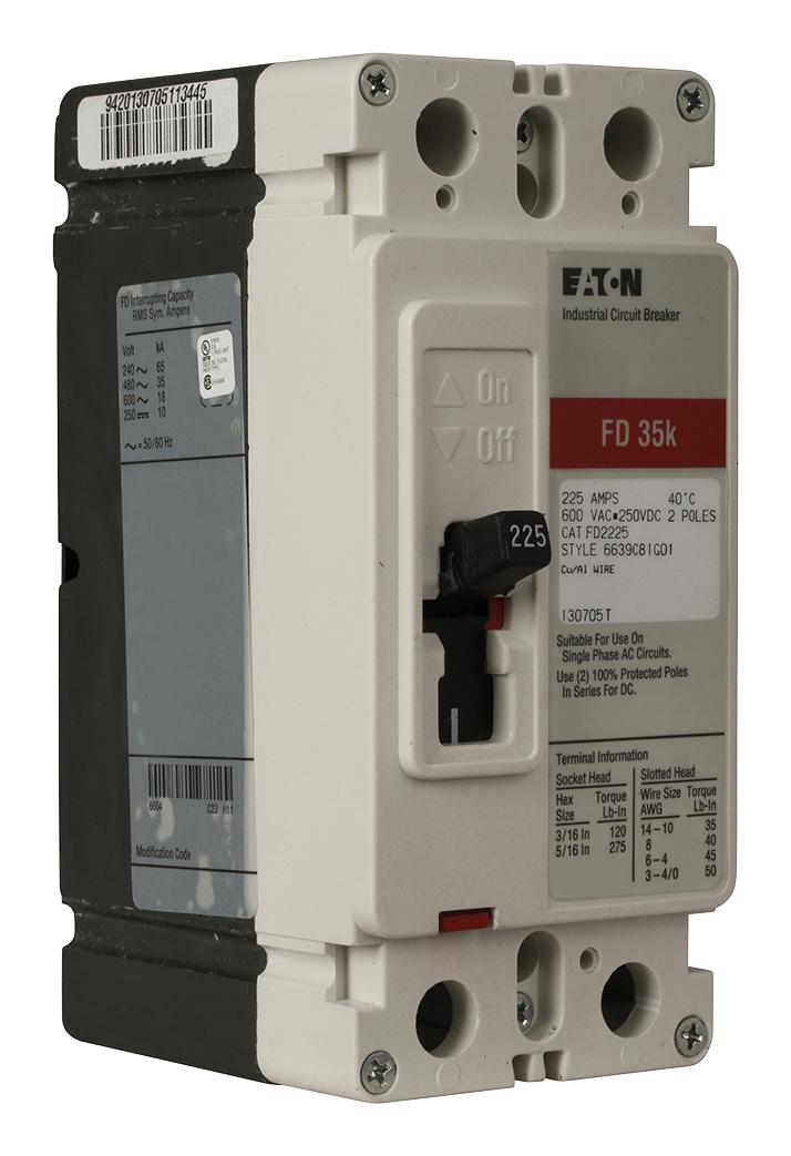 FD2050 Eaton Cutler Hammer, Thermal Magnetic Circuit Breaker, FD Series ...