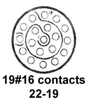 BACC63CB22-19S6 Cinch Connectivity Solutions, Circular Connector ...