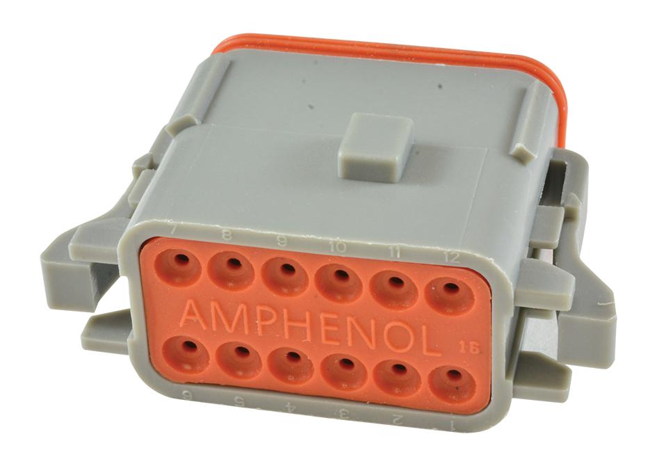 AT06-12SA Amphenol Sine/tuchel, Automotive Connector Housing, Sealed, A Position Key