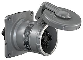 HBL460RS1WR Hubbell Wiring Devices, Power Entry Connector, Reversed ...