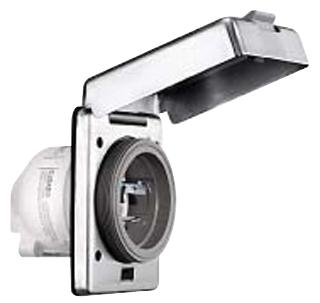 HBL316SSX Hubbell Wiring Devices, Power Entry Connector, 16 A, 230 V