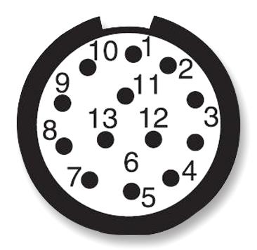 TV06RW-11-35PN(W52) Amphenol Ltd, Circular Connector, Tri-Start TV ...