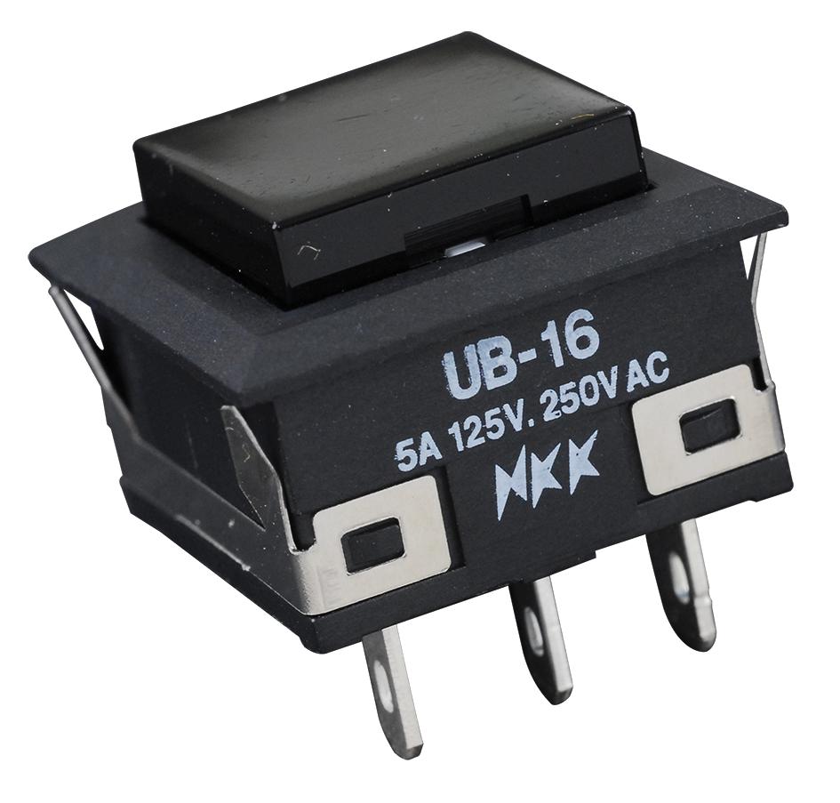 UB16KKW01N-A Nkk Switches, Pushbutton Switch, UB Series, SPDT