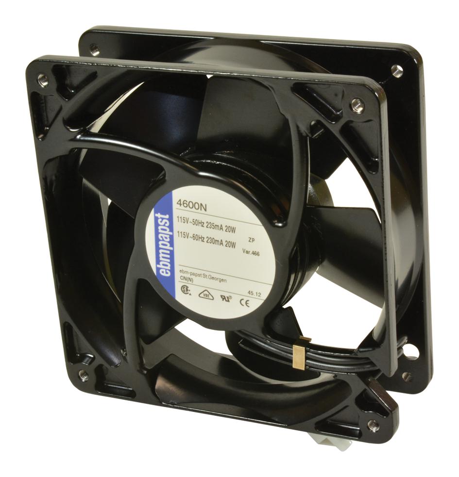 4600N-466 Ebm-papst, AC Axial Fan, 115V, Square