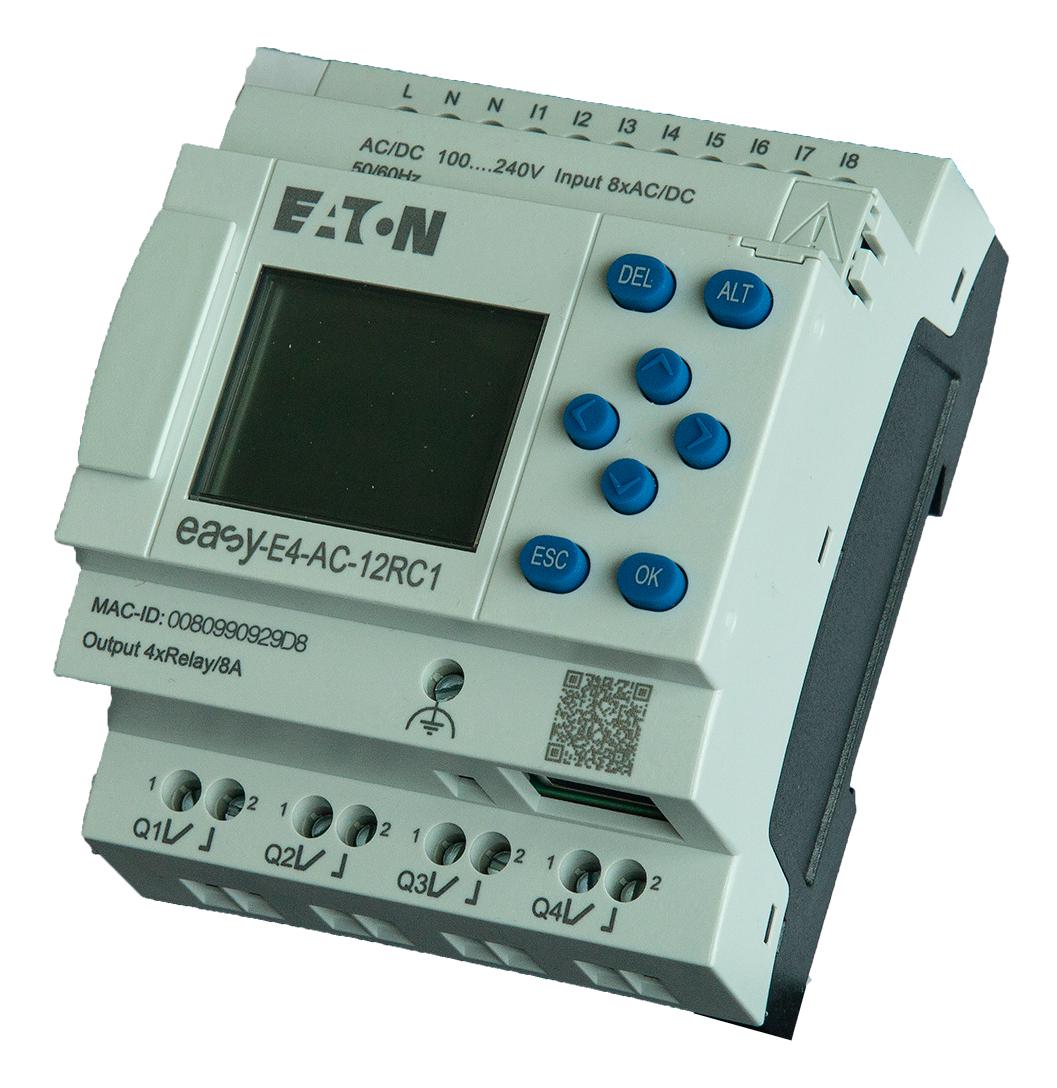EASY-E4-AC-12RC1 Eaton Cutler Hammer, Control Relay, easyE4, 8 Inputs