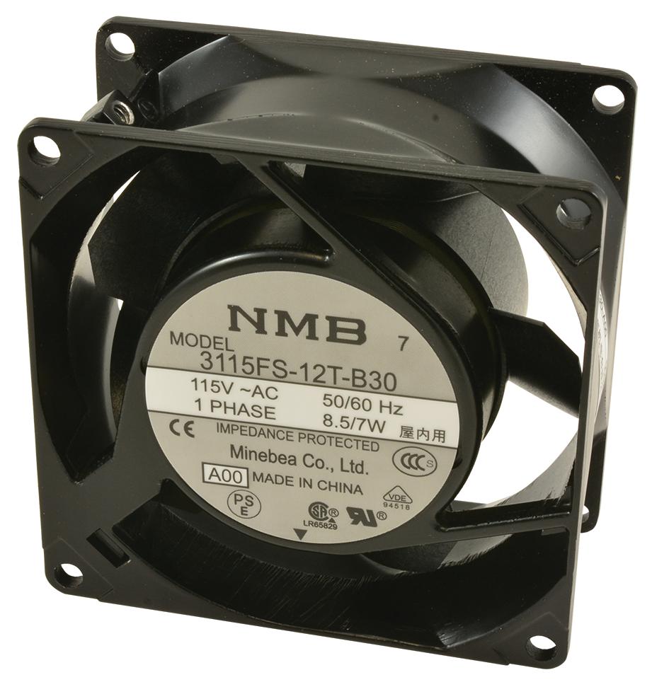 3115fs 12t B30 A00 Nmb Technologies Ac Axial Fan 115v Square