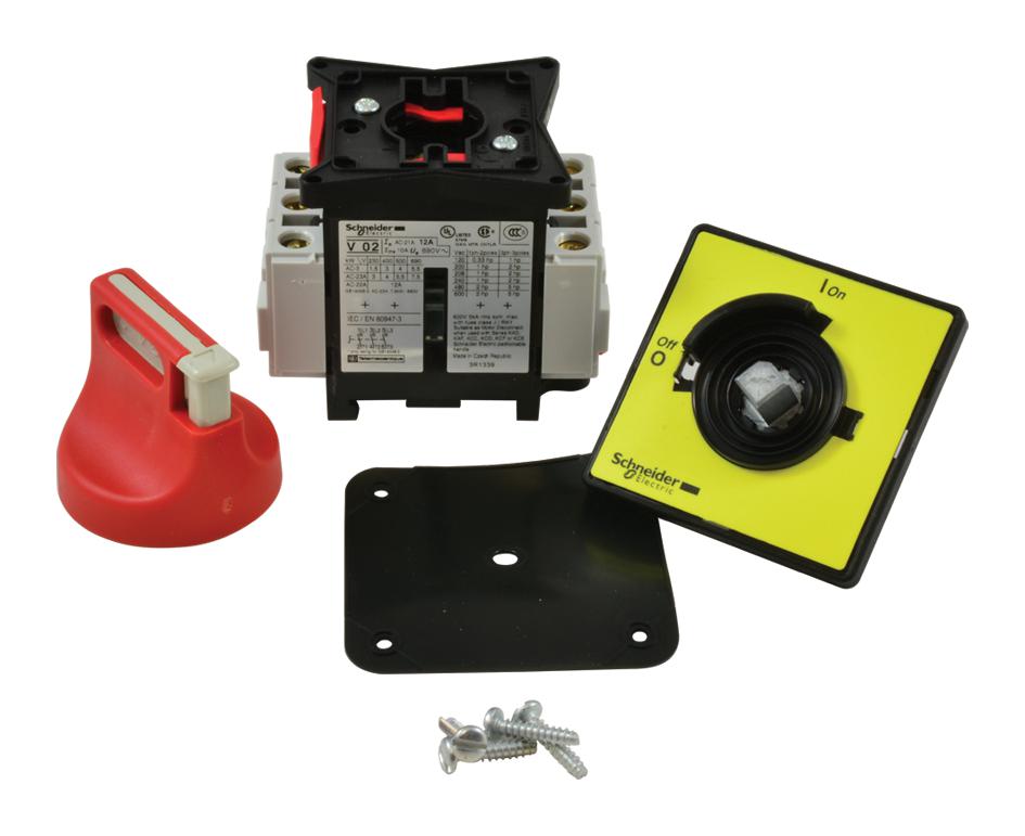 VCF02 Schneider Electric, Switch Disconnector, 3 Pole, 600 V