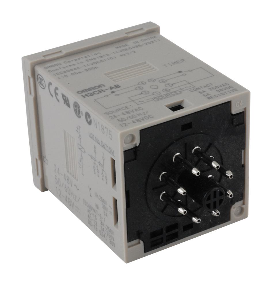 H3CR-A8 24-48VAC/12-4 DC48 Omron Industrial Automation, Analog Timer ...