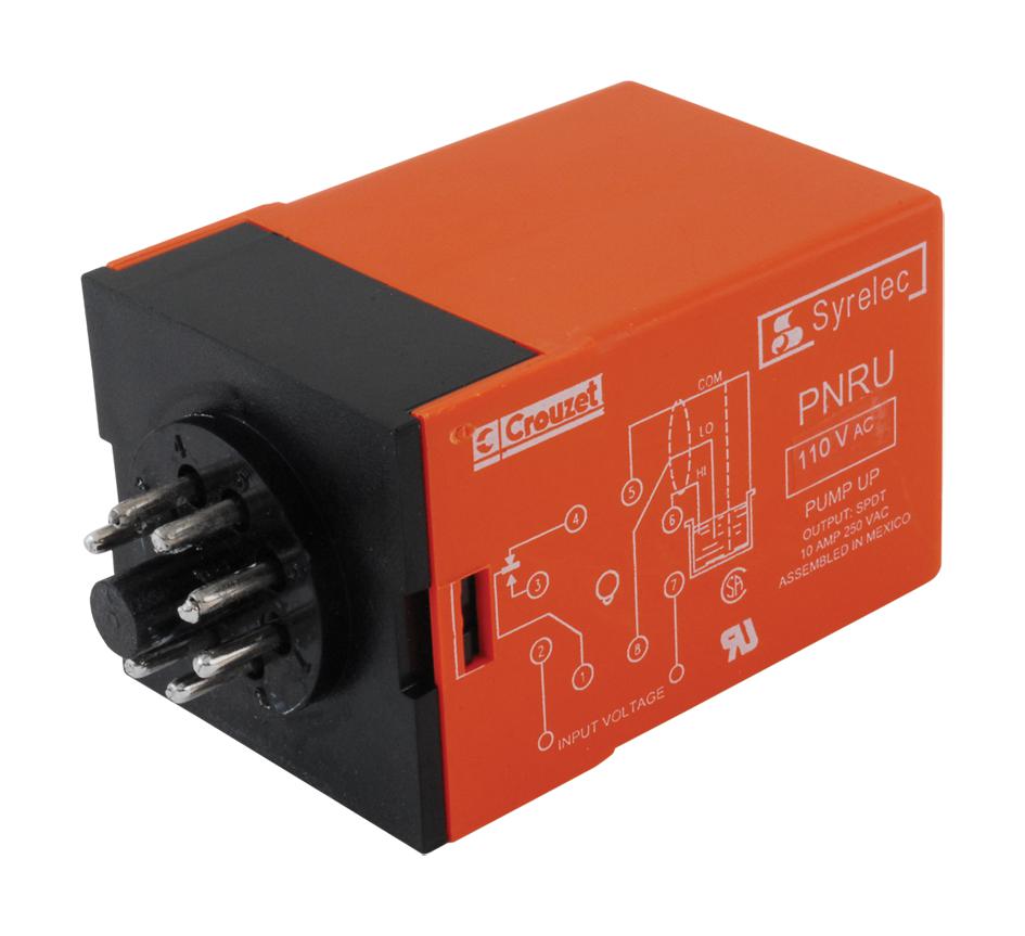 PNRU110A Crouzet, Liquid Level Controller, 110 Vac, 2 VA