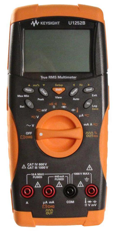 U1252B Keysight Technologies, Data Logging Handheld Digital Multimeter ...