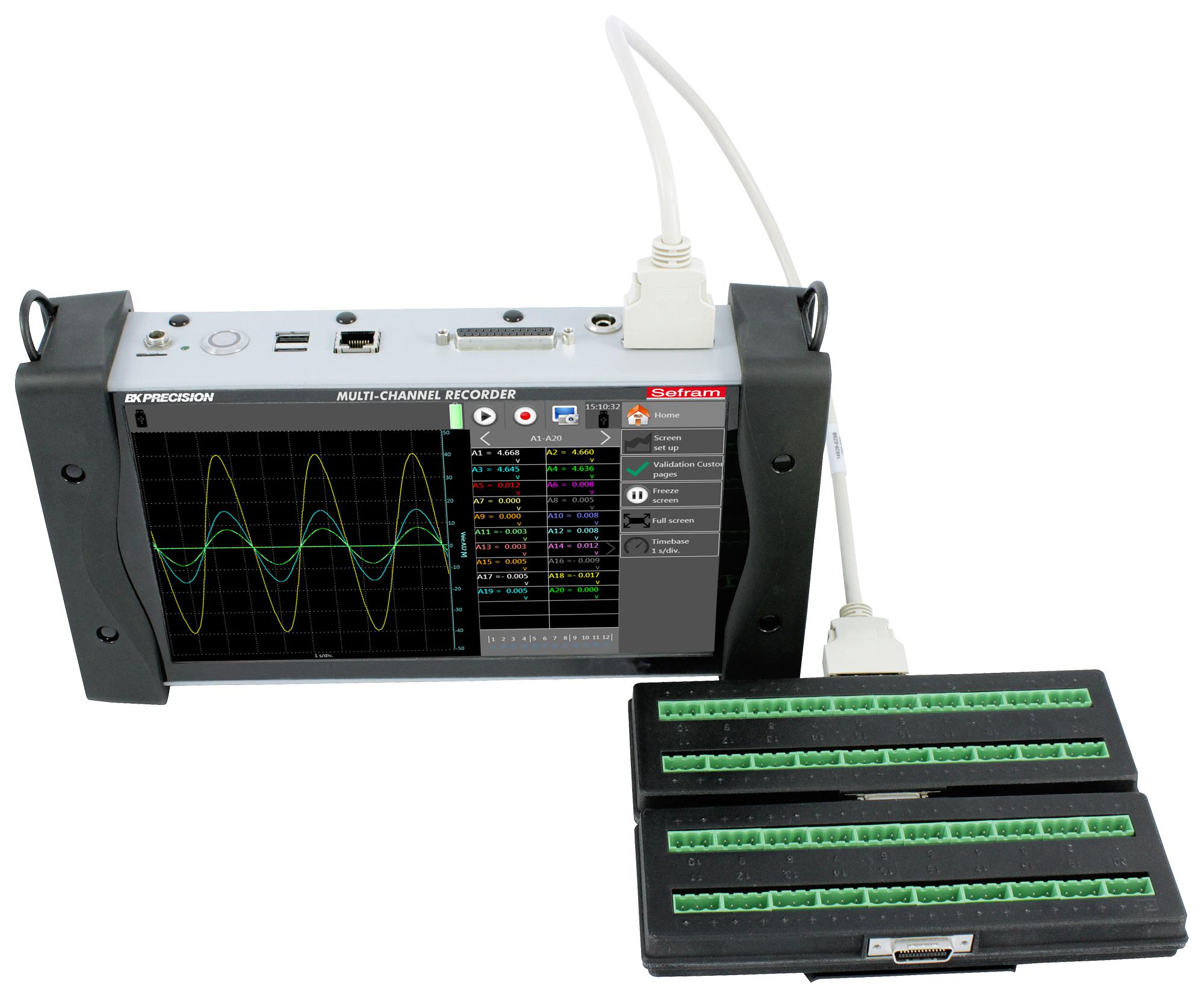DAS240-BAT B&k Precision, Data Logger, Portable Multi-Channel Recorder ...