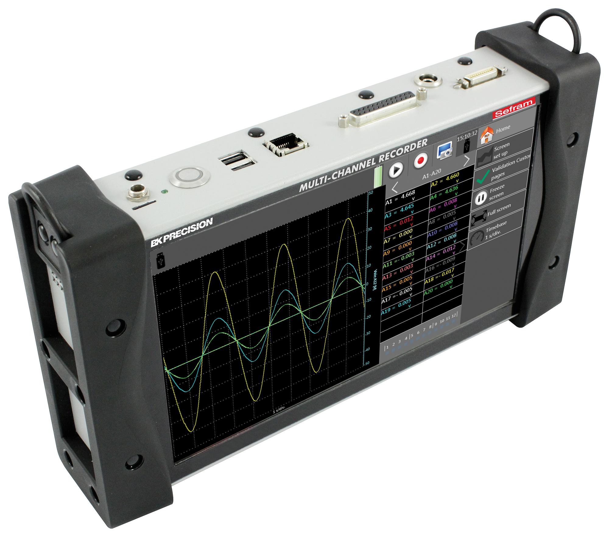 DAS240-BAT B&k Precision, Data Logger, Portable Multi-Channel Recorder ...