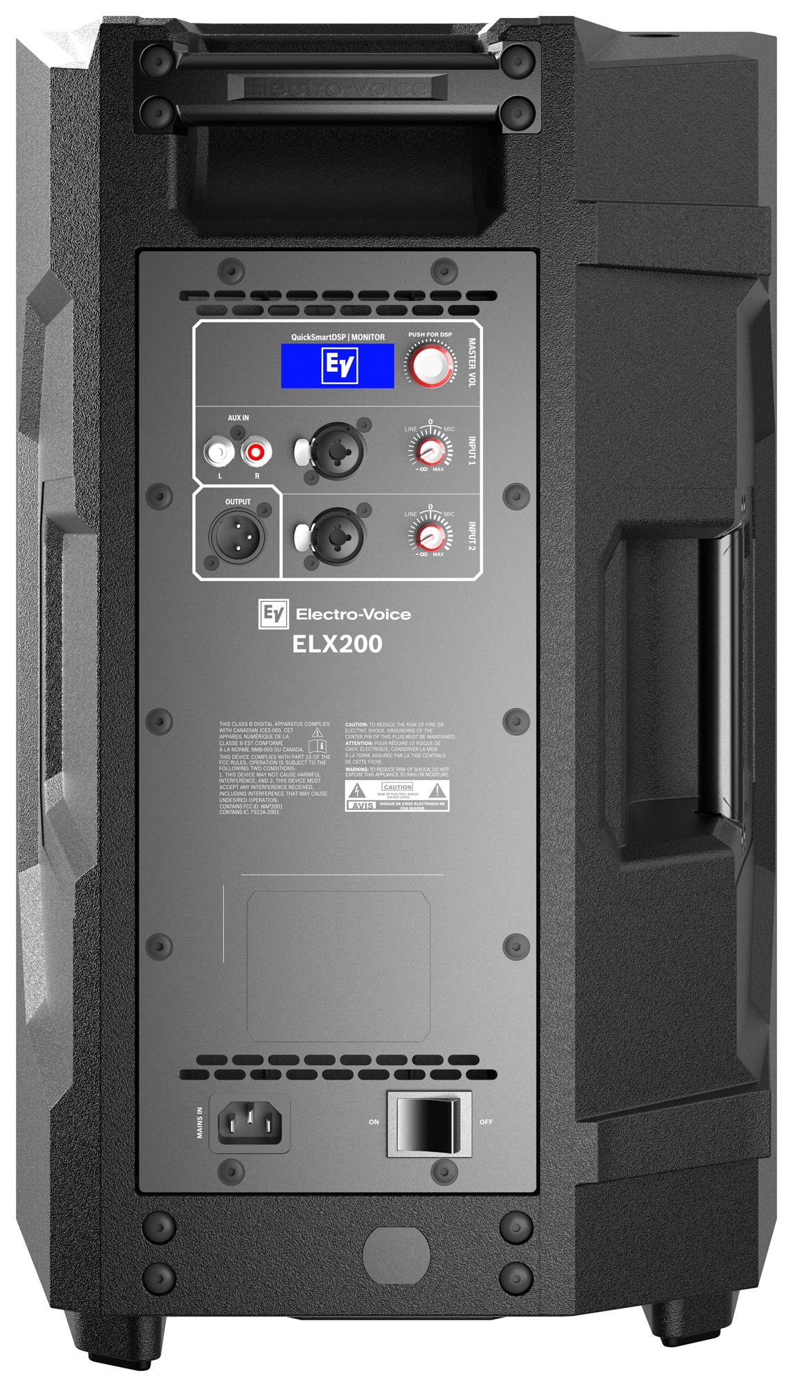 ELX200-12P-US Electro-voice, 2-WAY POWERED SPEAKER, 51HZ-20KHZ, 1.2KW