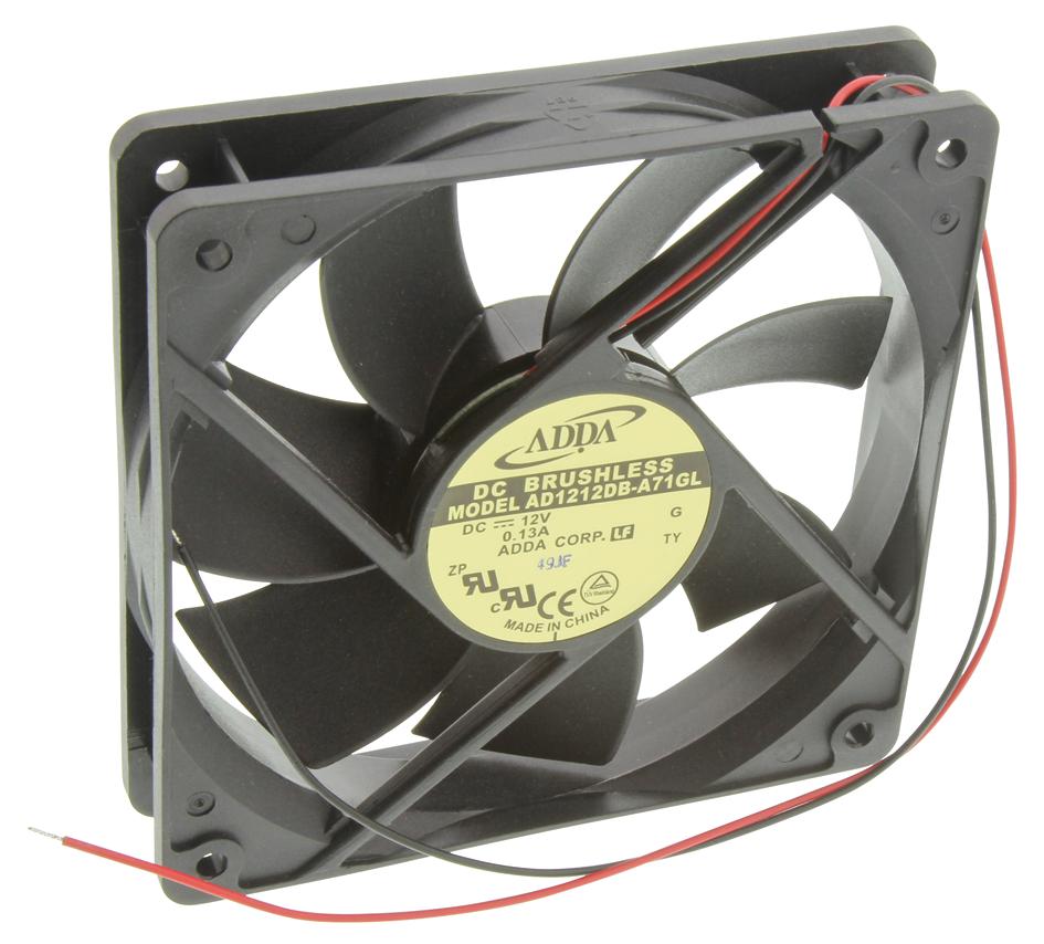 AD1212DB-A71GL Adda, DC Axial Fan, 12 V, Square