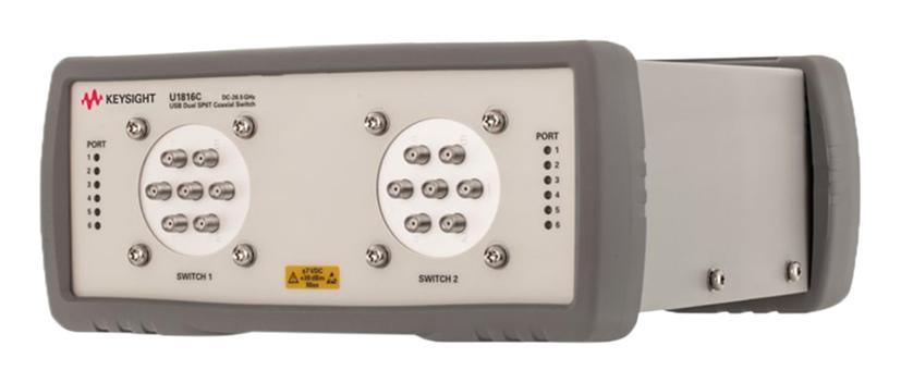 U1816C Keysight Technologies, Test Accessory, Dual SP6T, Coaxial Switch