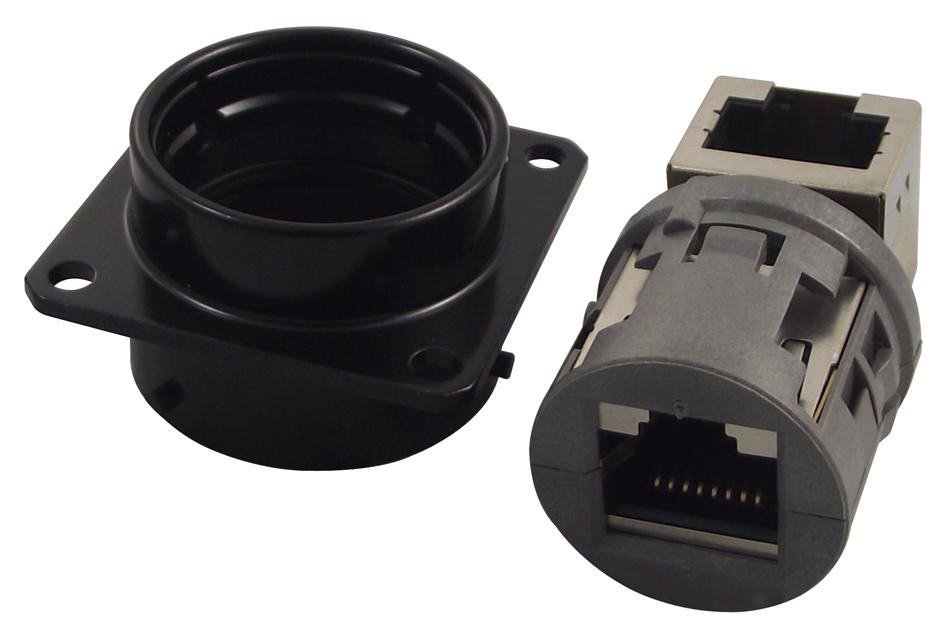 RJF21RAB Amphenol Socapex, In-Line Adapter, RJ45, RJ45