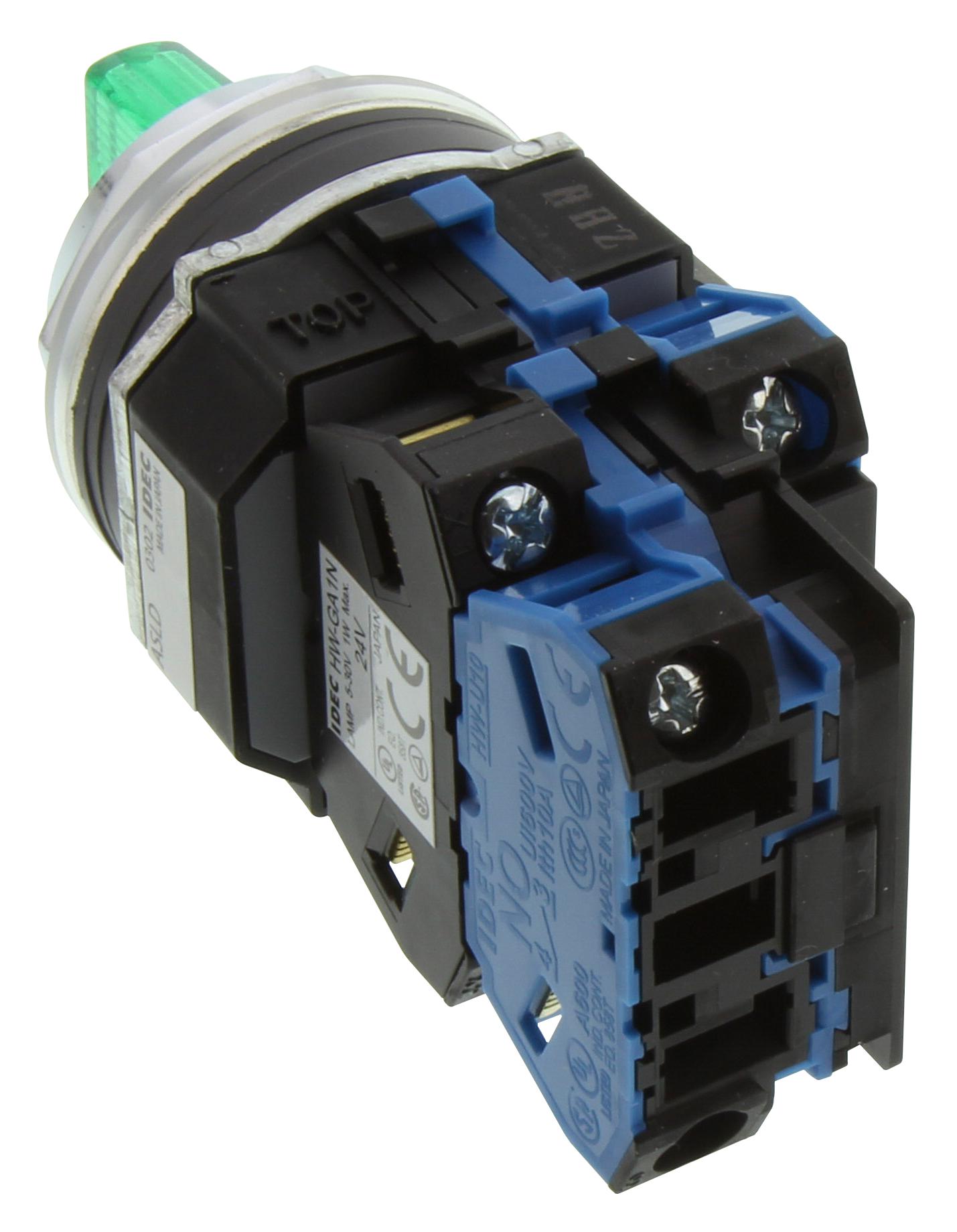 ASLD32220DNUG Idec, Rotary Switch, 3 Position, 2 Pole