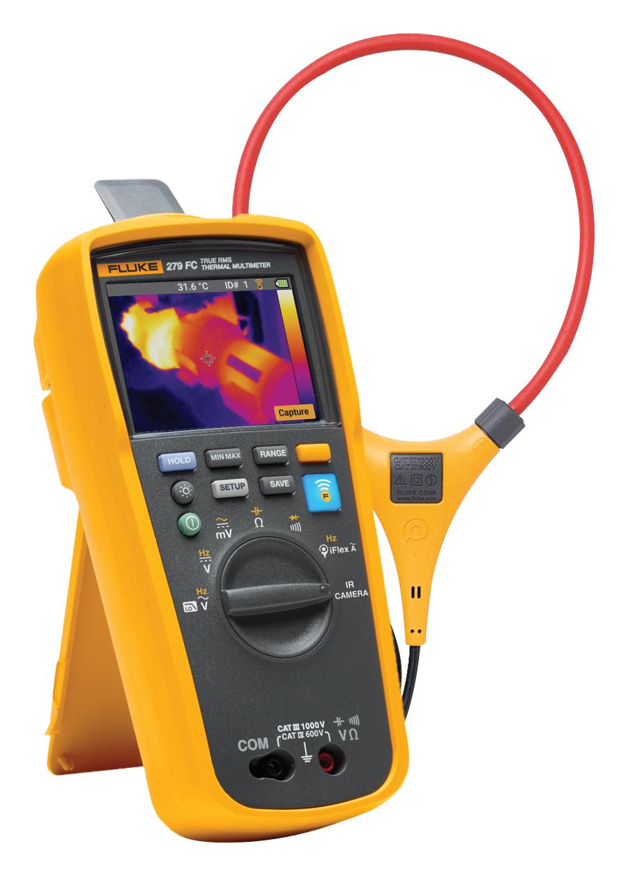 FLUKE-279FC I/B Fluke, Thermal Multimeter, 80 x 60, 36° x 27°