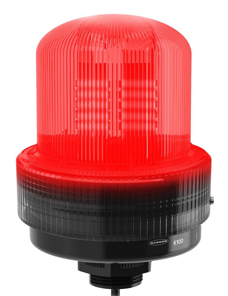 K100PBLZGYR Banner Engineering, Beacon, LED, Daylight Visible