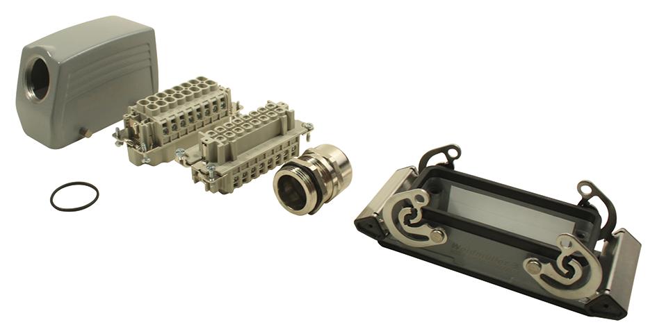 1712520000 Weidmuller, Connector Kit, HDC, Bulkhead Housing