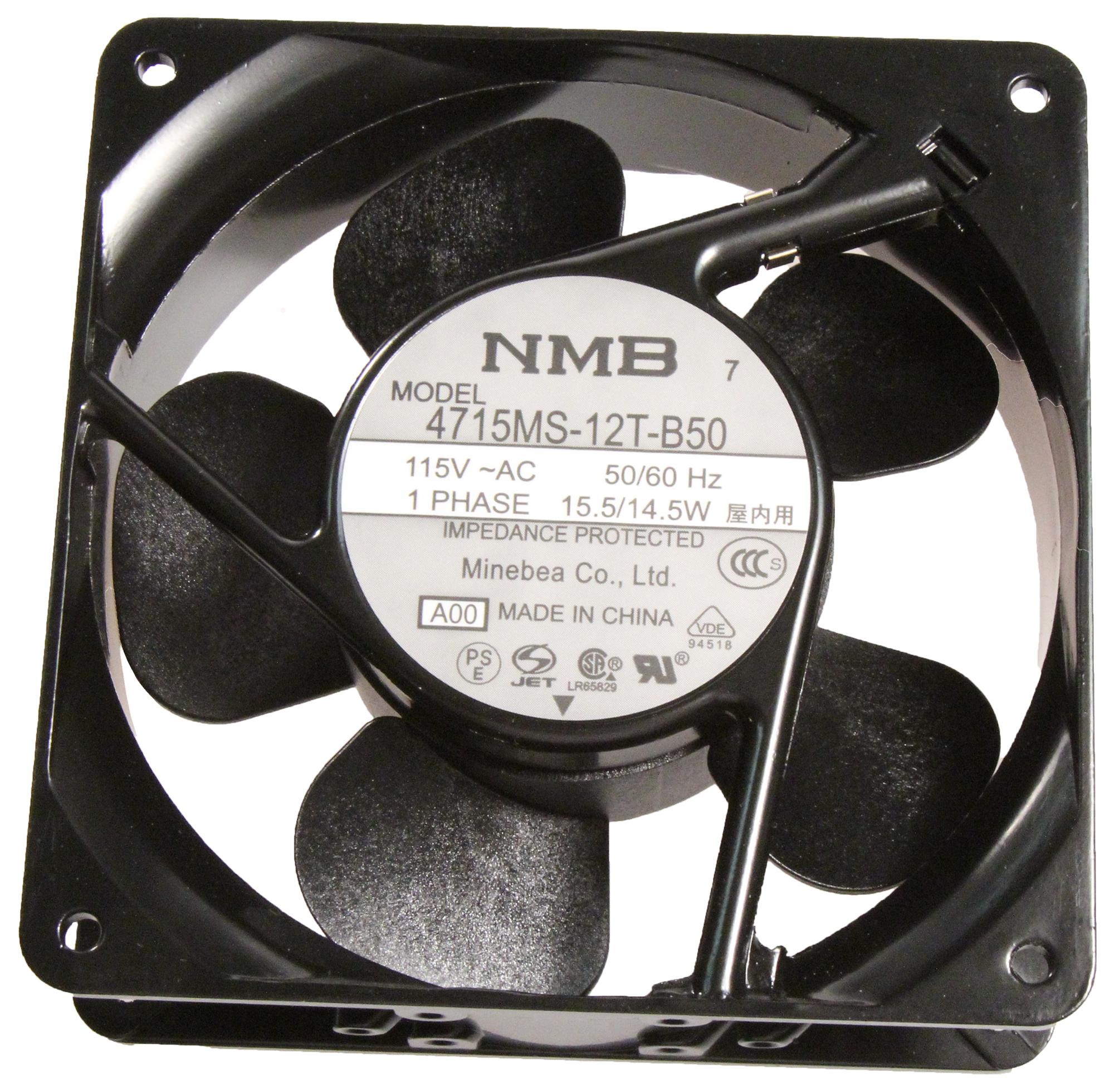 4715ms 12t B50 A00 Nmb Technologies Ac Axial Fan 115v Square