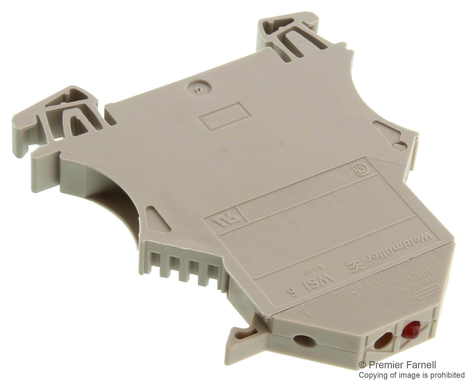 1012200000 Weidmuller, Fused Terminal Block, 2 Positions, 20 AWG