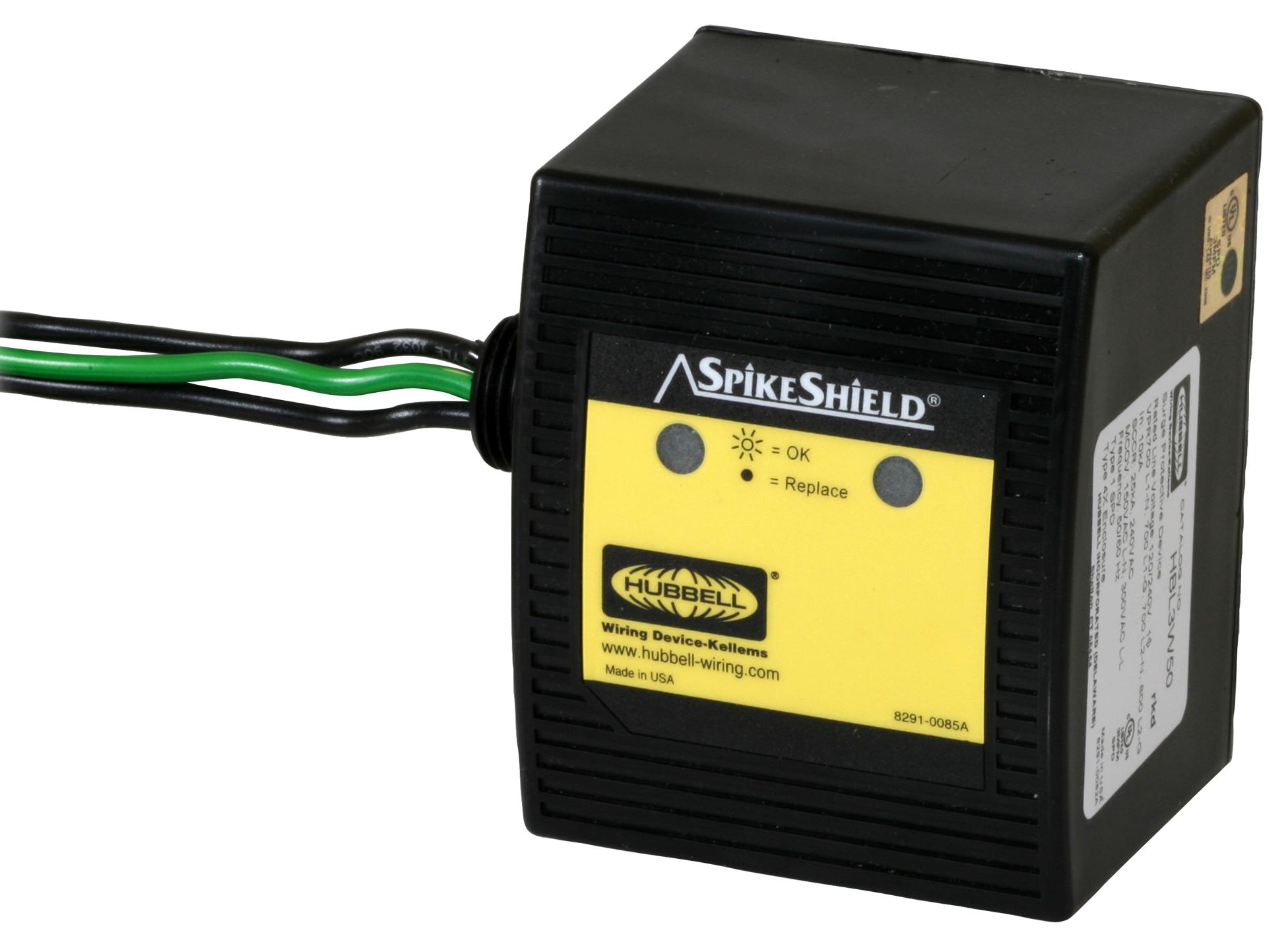 HBL3W50 Hubbell Wiring Devices, Surge Protector, Mains Surge Protector ...