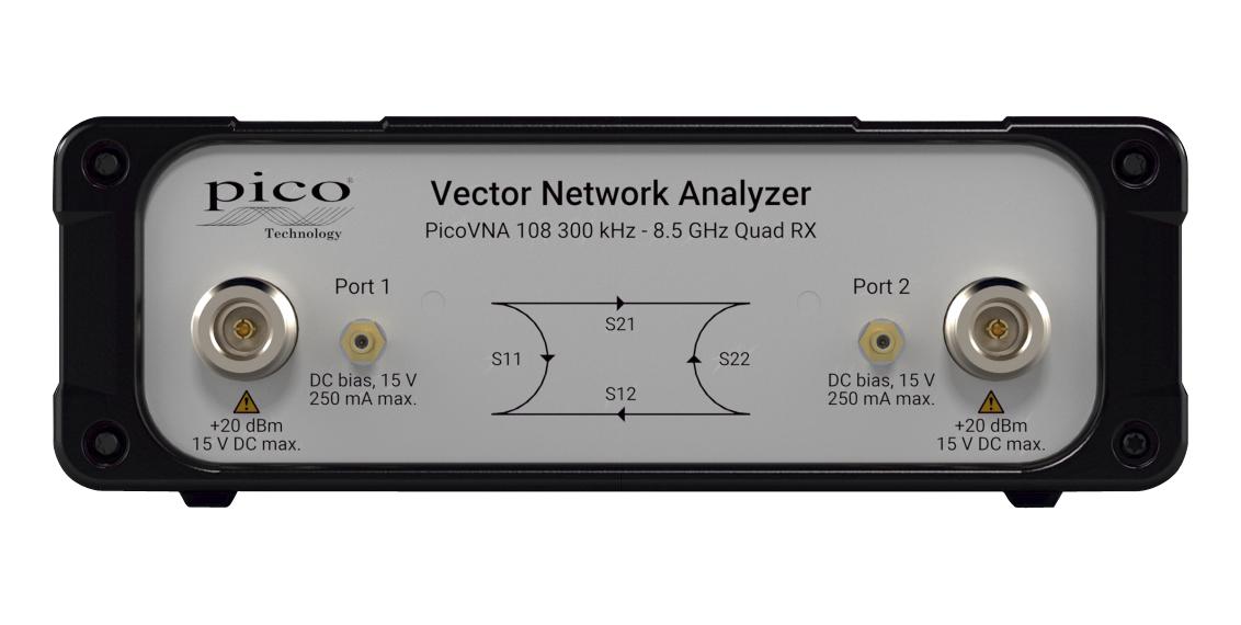 PICOVNA 108 Pico Technology, Vector Network Analyzer, PC Based, 300kHz to 8.5GHz