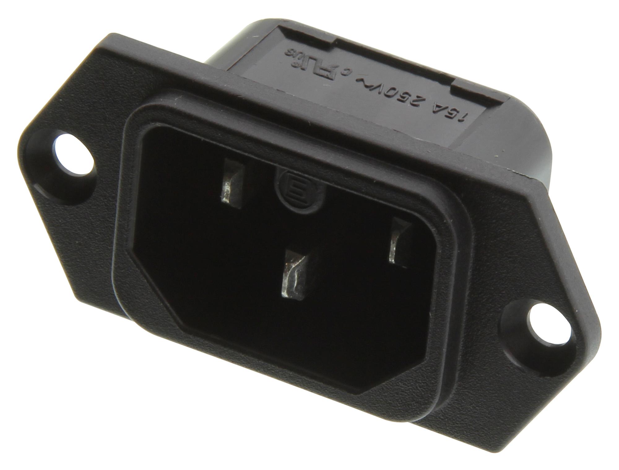 6110.3100 Schurter, IEC Power Connector, IEC C16 Inlet, 15 A