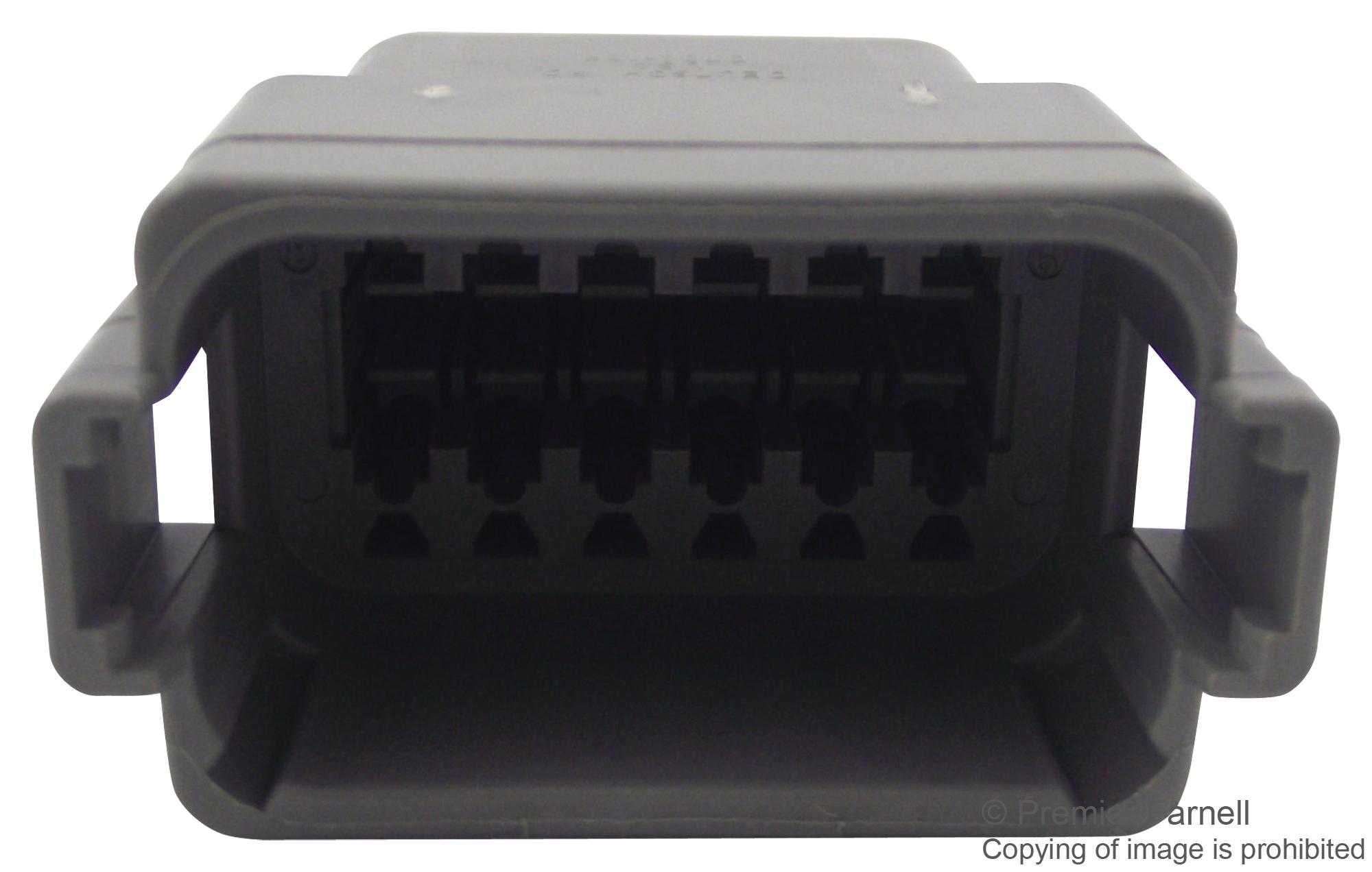 DT04-12PA Deutsch - Te Connectivity, Automotive Connector Housing, IP68 ...