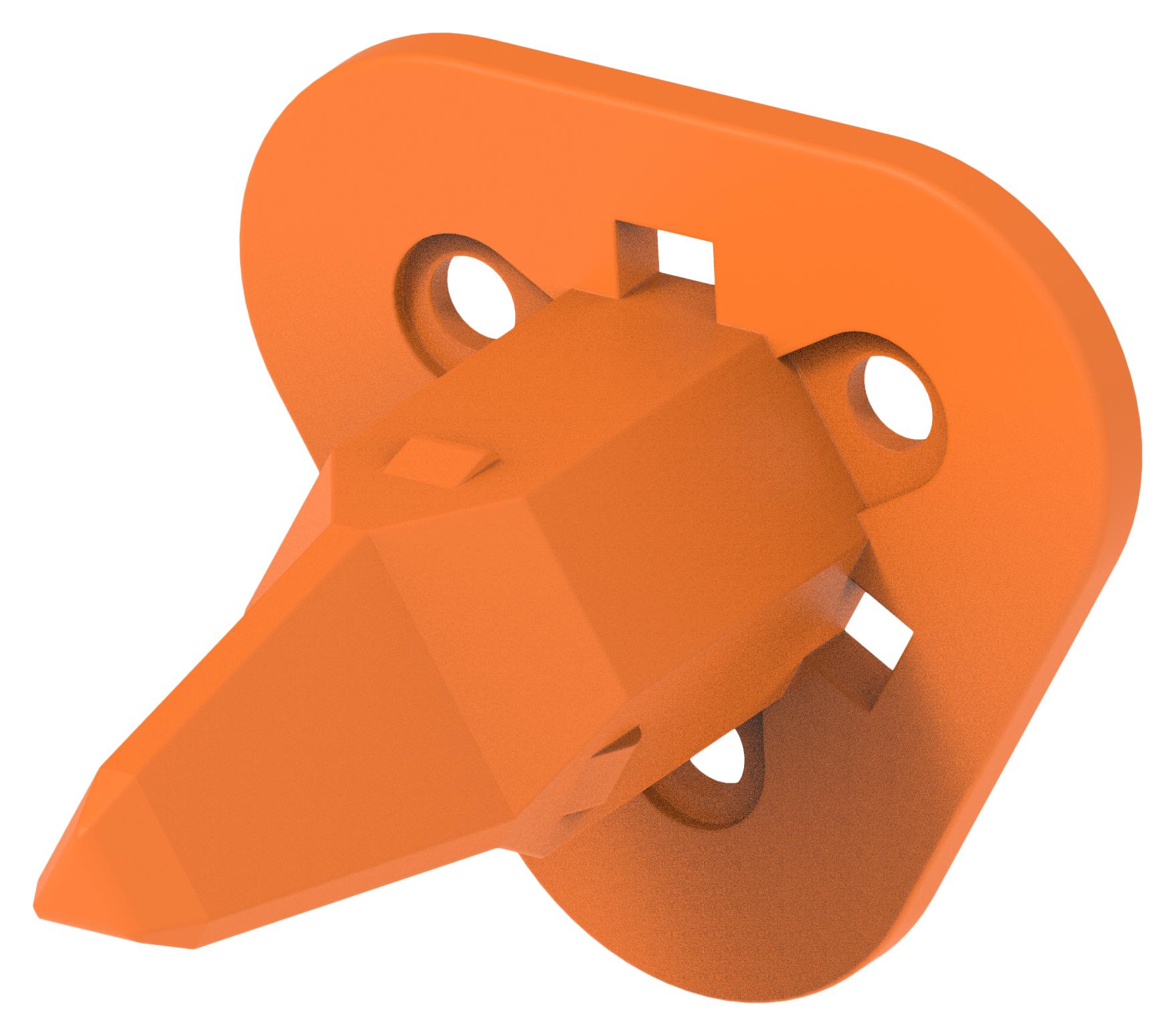 W3S Deutsch - Te Connectivity, Connector Accessory, Orange, Wedge Lock