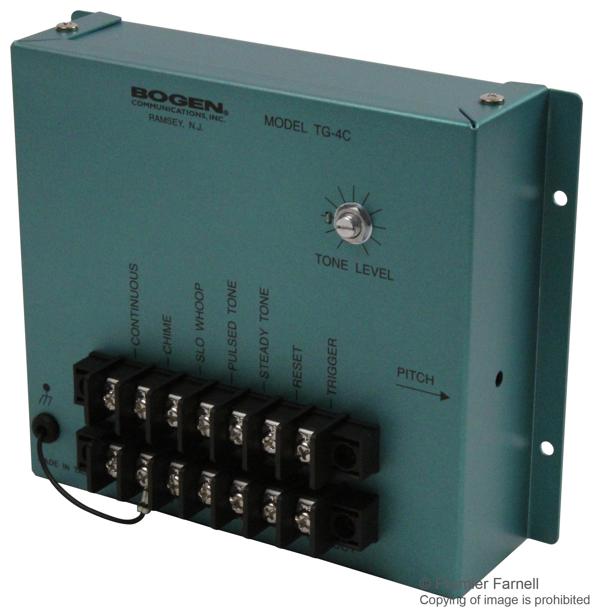TG4C Bogen Communications, Tone Generator, Multiple, 12 V - 48 V