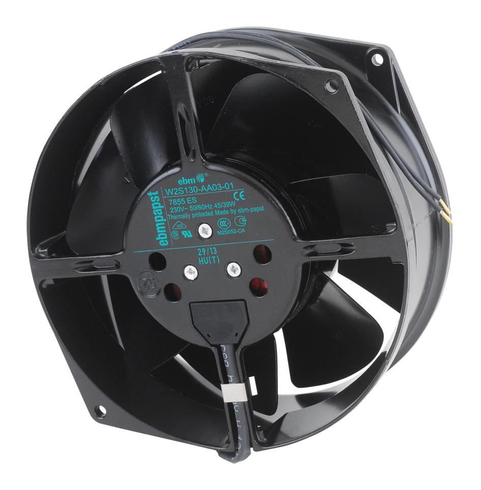 W2S130-AA03-01 Ebm-papst, AC Axial Fan, 230V, Circular