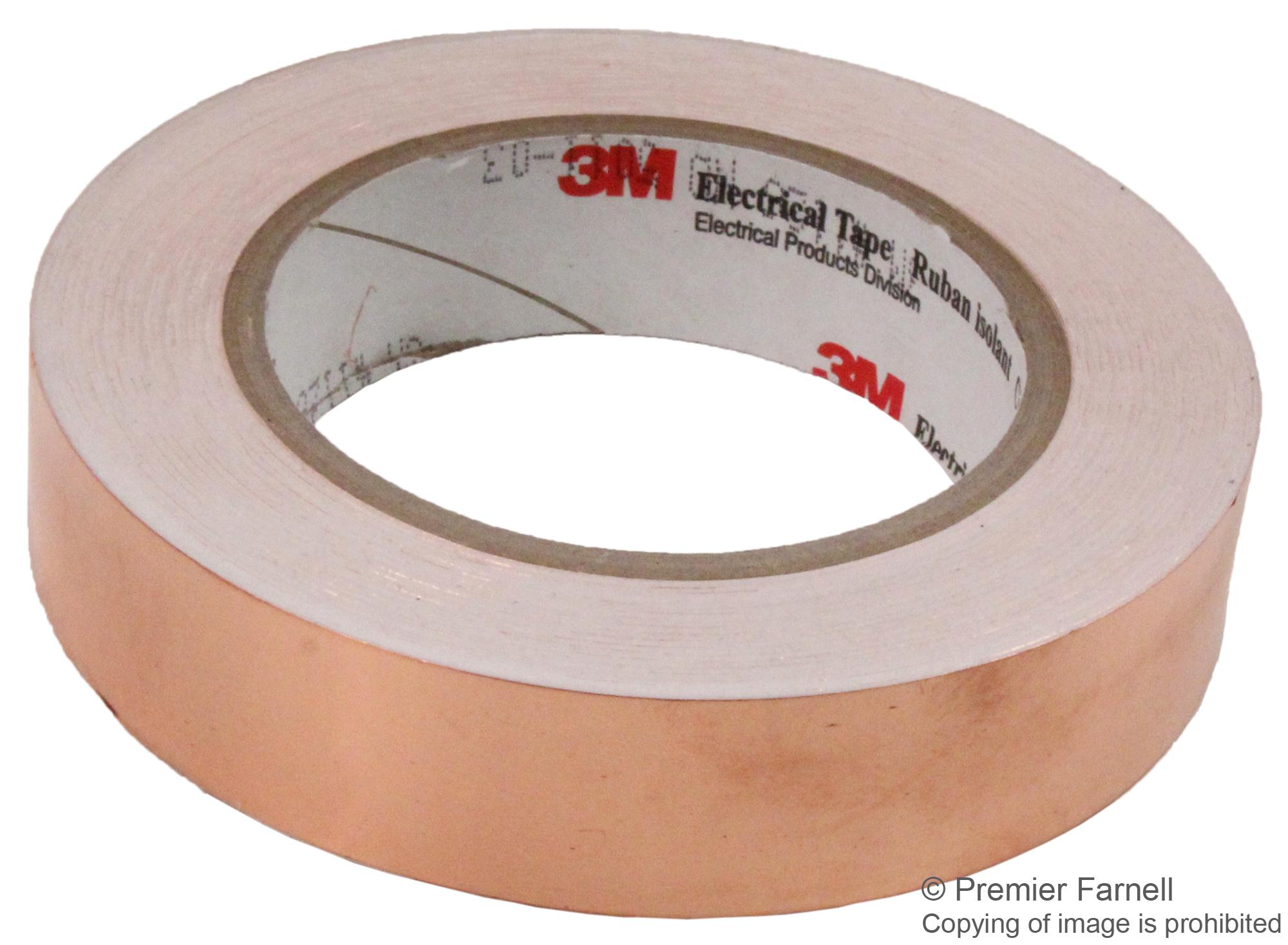 1126 (1 X 36) 3m, Tape, Pressure Sensitive Acrylic Adhesive, Copper