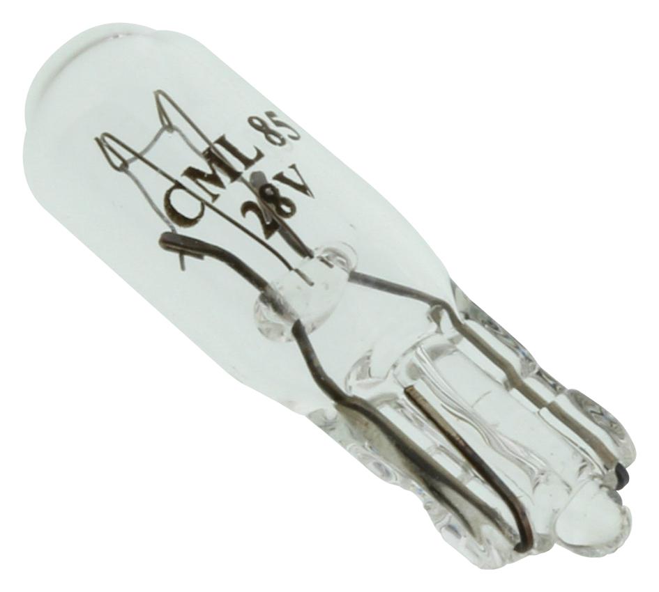 CM85 Cml Innovative Technologies, Incandescent Lamp, 28 V, Wedge