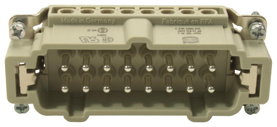 09330162601 Harting, Heavy Duty Connector, 16+PE Signal, UL508
