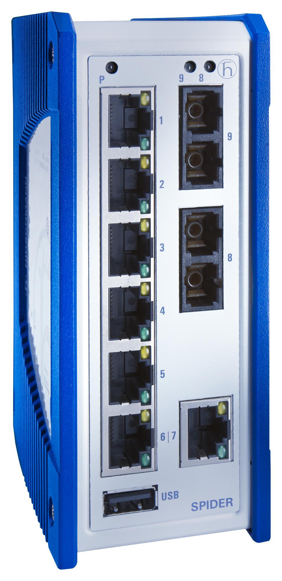 SPIDER-PL-40-08T1999999TY9HHHH Hirschmann, Switch, Spider III, 8 Ports