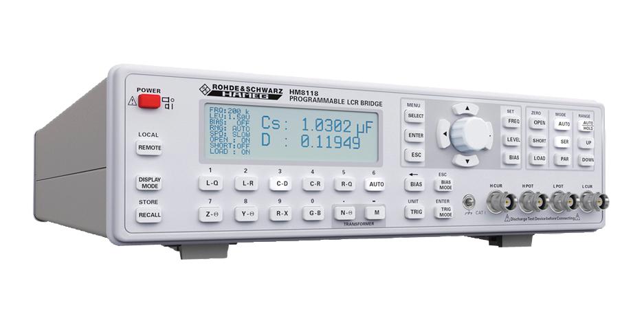 HM8118.02 Rohde & Schwarz, LCR Meter, Bench, 200 kHz