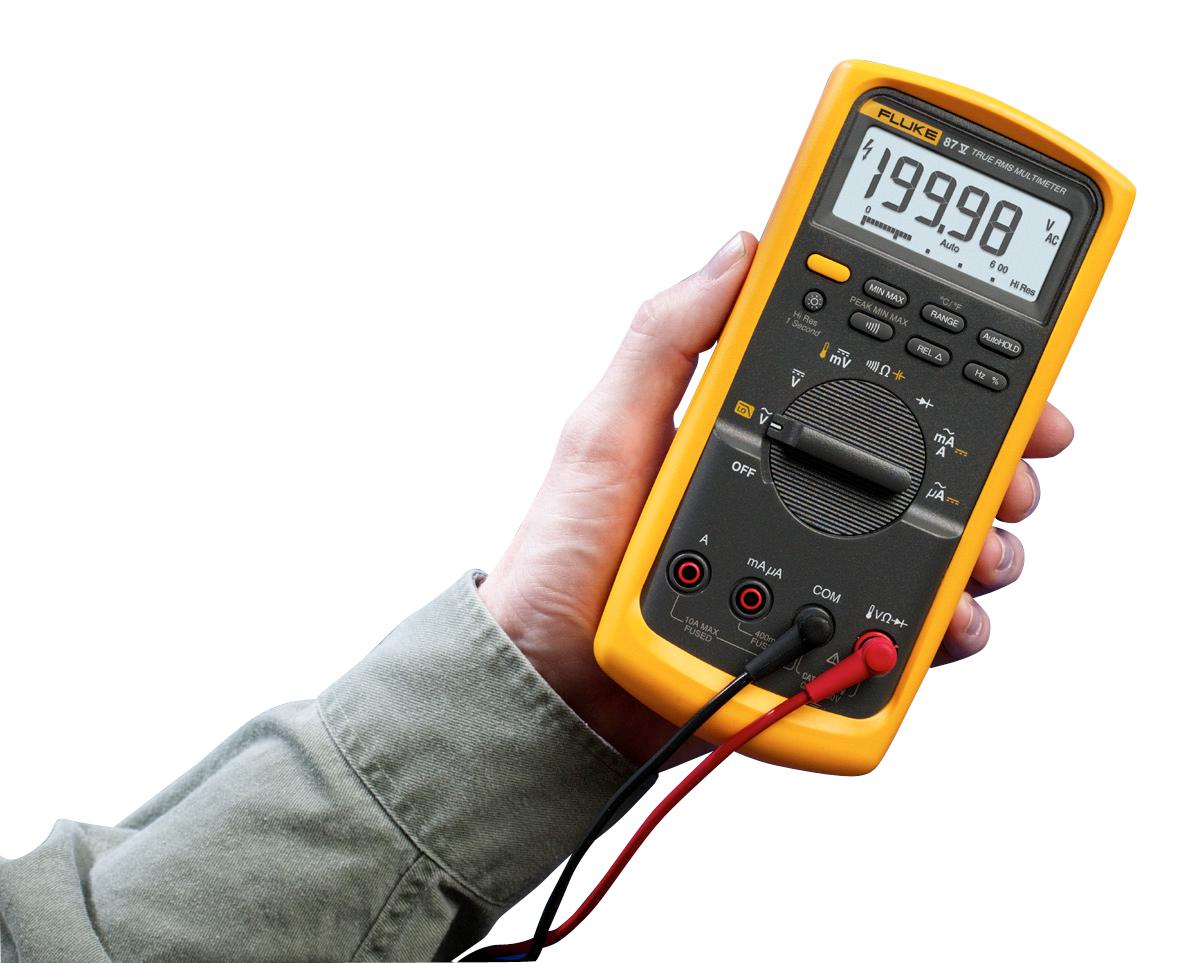 FLUKE-87-5 | Fluke Industrial Digital Multimeter, 80 Series V | Newark ...