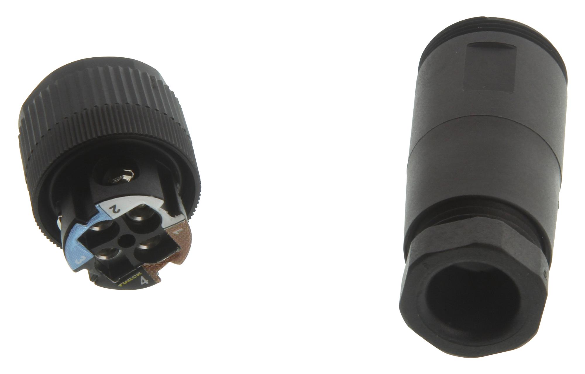 B 8141-0/PG9/LABEL* Turck, Sensor Connector, Eurofast, Female