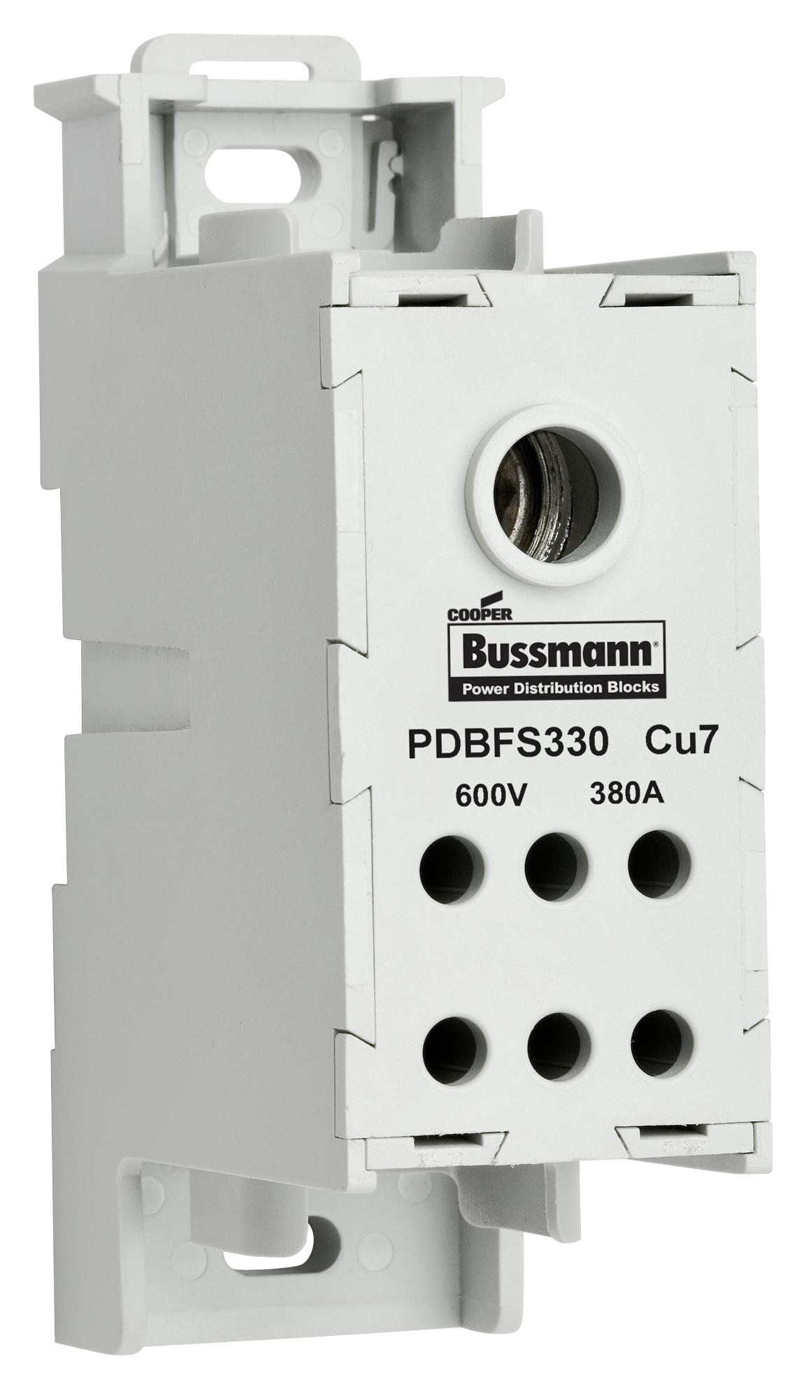 PDBFS330 Eaton Bussmann, Panel Mount Barrier Terminal Block, 380 A, 690 V PDBFS330 Eaton Bussmann, Panel Mount Barrier Terminal Block, 380 A, 690 V