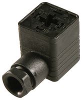 GDM 2009.BLACK HIRSCHMANN, Rectangular Power Connector, 2 Contacts ...