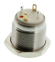 PV6F240SS-221 E-switch, Vandal Resistant Switch, SPST, Natural