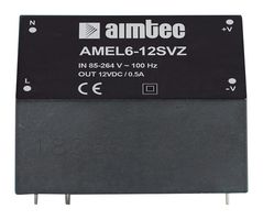 AMEL6-24SVZ-STD AIMTEC, AC/DC DIN Rail Power Supply (PSU), ITE, 1 ...