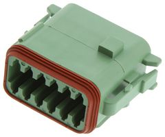 DT06-12SC-P012 DEUTSCH - TE CONNECTIVITY, Automotive Connector Housing ...