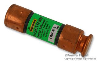 FRN-R-3 EATON BUSSMANN, Fuse, Industrial / Power, Fusetron FRN-R Series ...