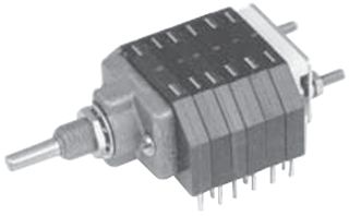 C3P0304N-A ELECTROSWITCH, Rotary Switch, 4 Position, 3 Pole, 90 °, 100 ...