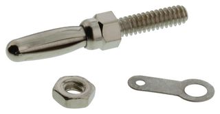 103 ABBATRON HH SMITH, Banana Test Connector, Plug, Panel Mount, 15 A ...
